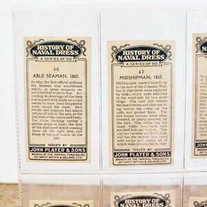 Toys | 193 History Of Naval Dress John Player Cigarette Cards Complete ...